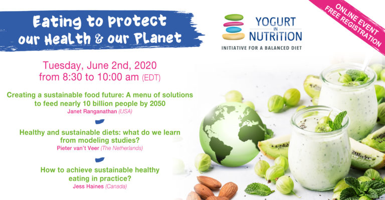 New online event: Eating to protect our health and our planet - Yogurt ...